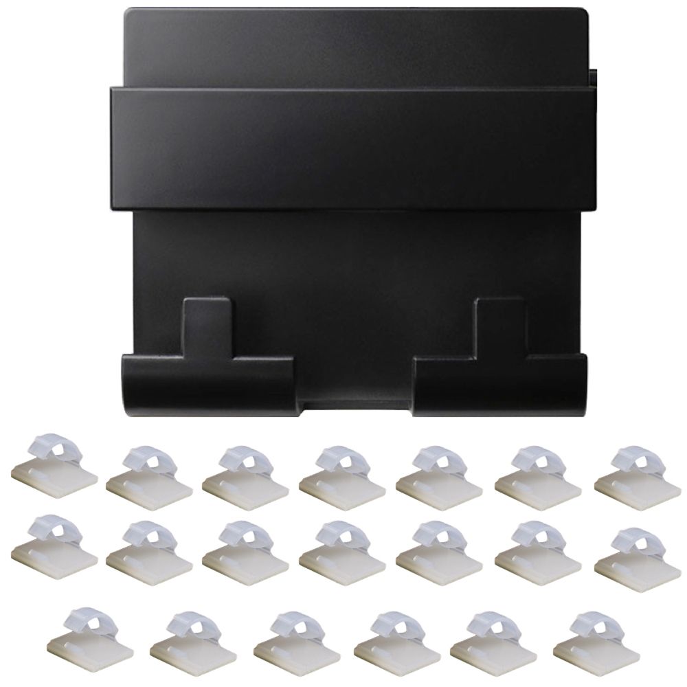 Home Office Wall Mounted Phone Bracket & Cable Clips Set of 21(8,2cm ...