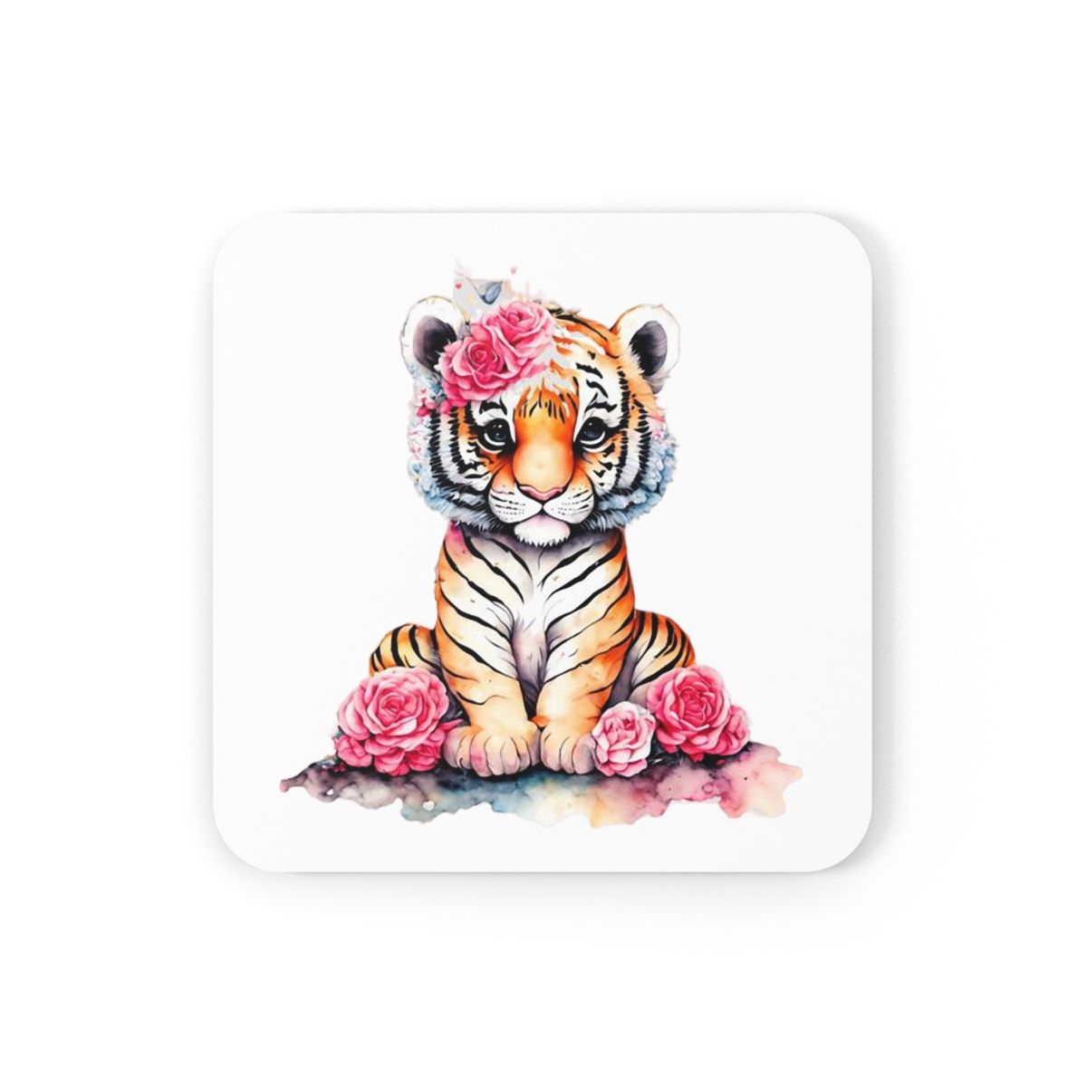 Watercolor Tiger Coasters- 4 Pack | Shop Today. Get it Tomorrow ...