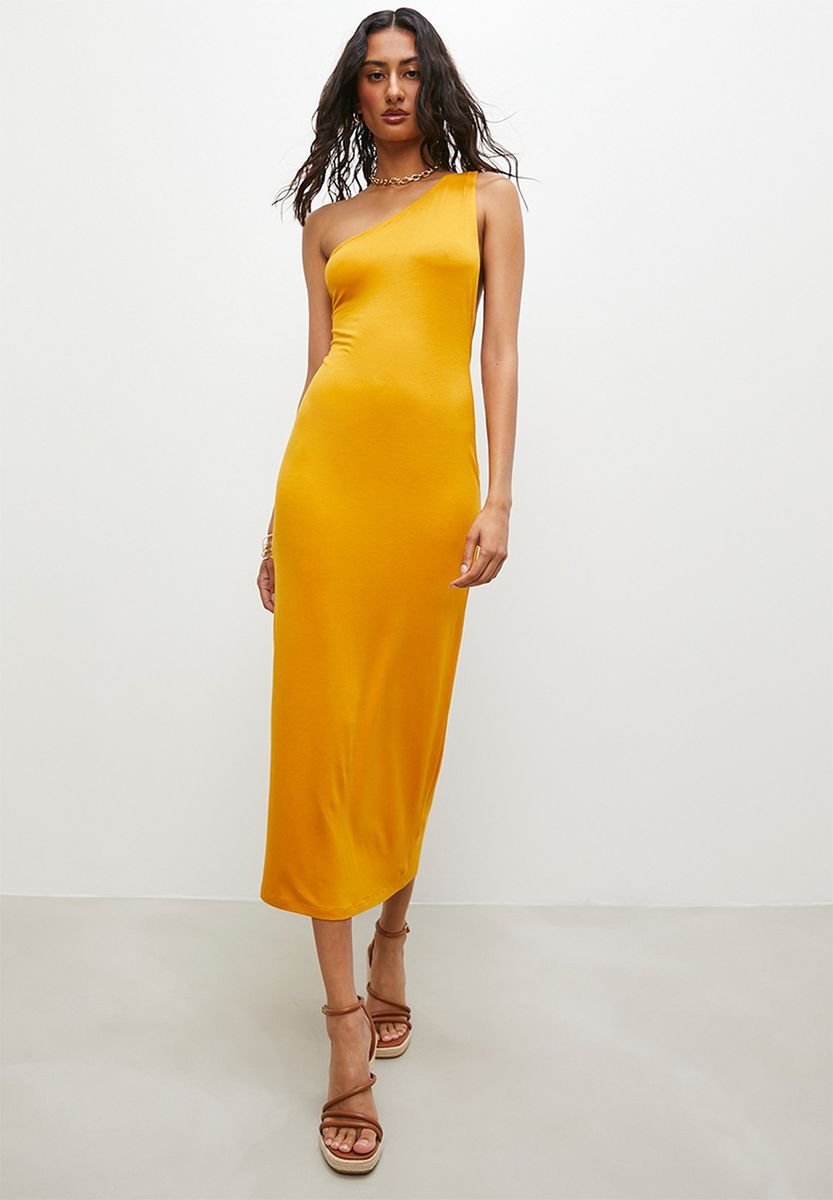 Asym Back Detail Bodycon Midi Dress | Shop Today. Get it Tomorrow ...