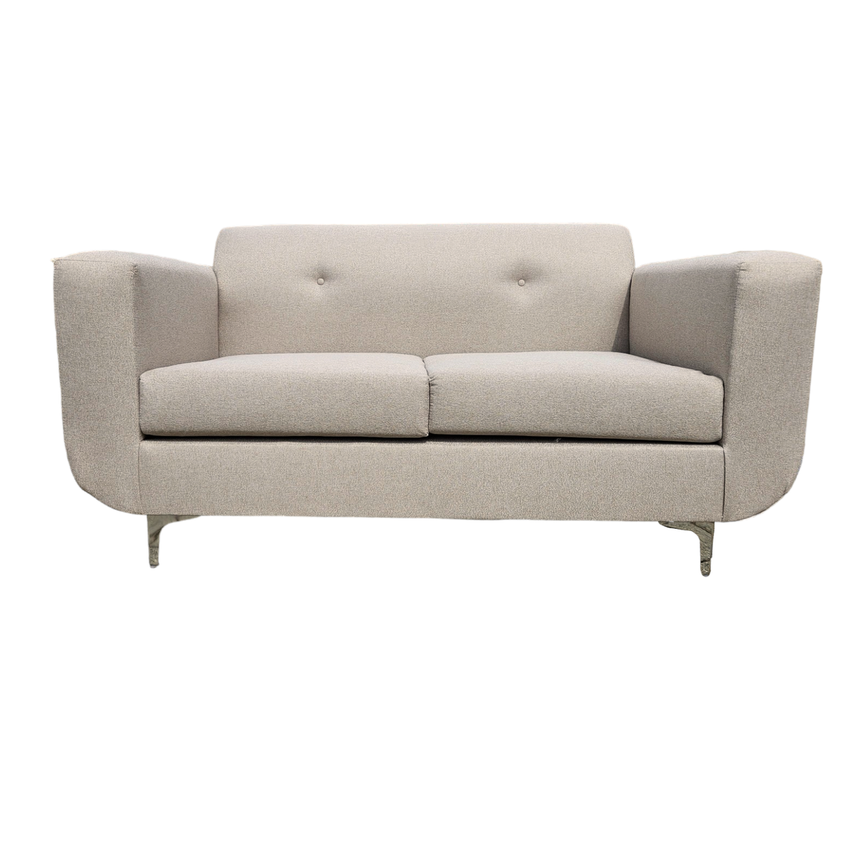 Oh So Suite Leandre 2 Seater Tuxedo Sofa Cream Col. AK1 | Shop Today. Get it Tomorrow ...