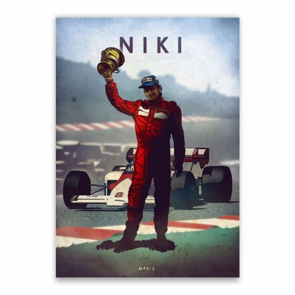 Niki Lauda Poster - A1 | Shop Today. Get it Tomorrow! | takealot.com