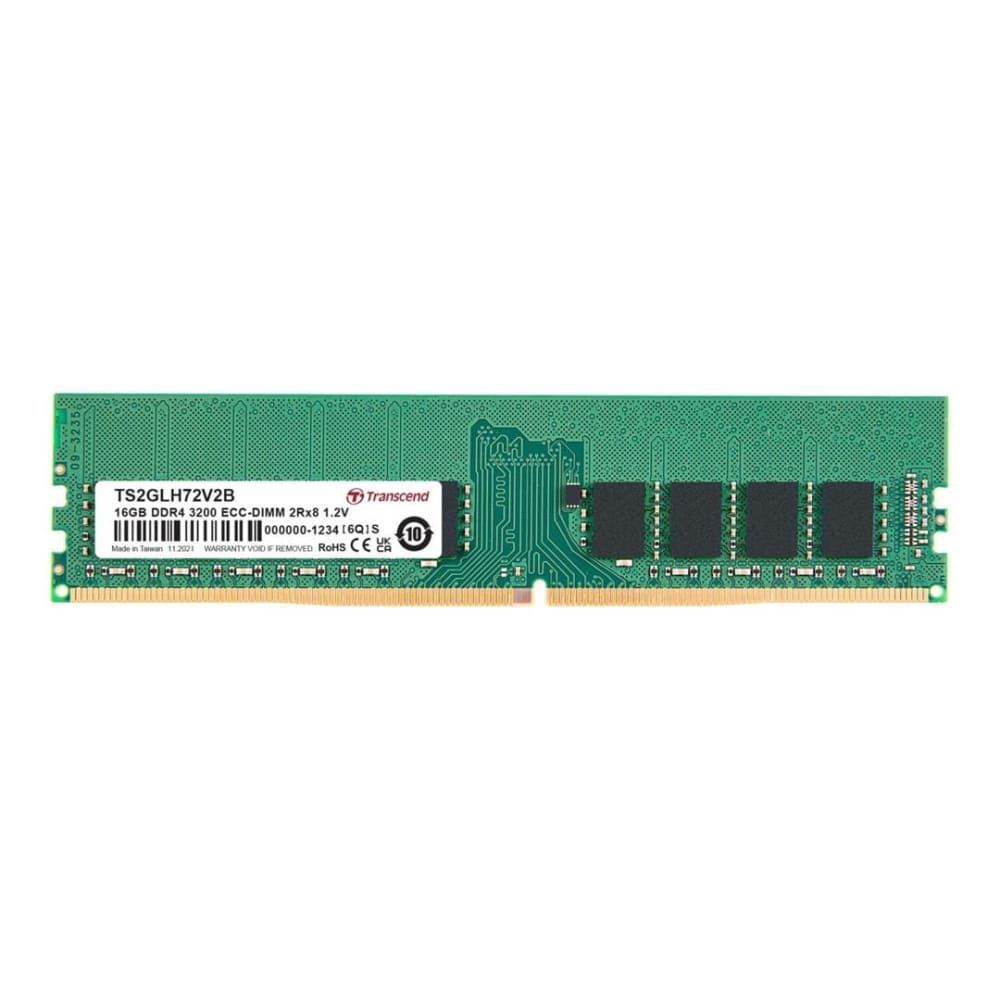 TRANSCEND RAM - TS2GLH72V2B 16GB DDR4-3200MHz ECC Desktop Memory | Shop ...