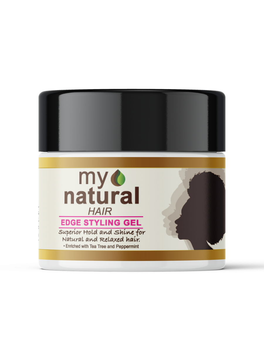 My Natural Hair Edge Styling Gel for Superior Hold & Shiny Relaxed Hair ...