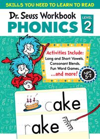 Dr. Seuss Phonics Level 2 Workbook: A Phonics Workbook to Help Kids ...