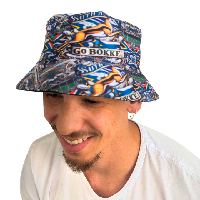 Springbok Supporters 'Go Bokke' African Bucket Hat | Shop Today. Get it ...