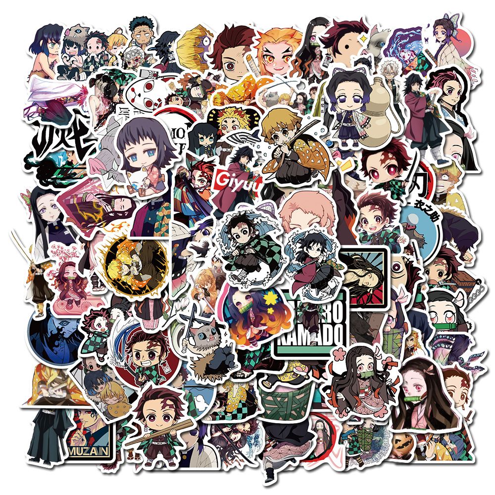 100pcs Stickers Pack Art Craft - Demon Slayer | Shop Today. Get it ...