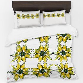 Daisy Doodle Pattern By Fifo Duvet Cover Set | Shop Today. Get it ...