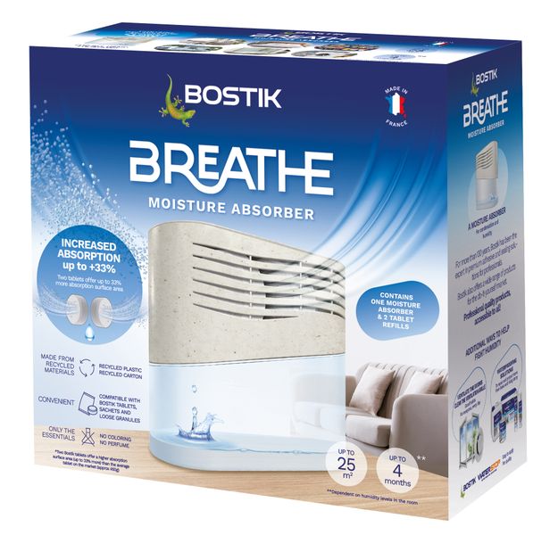 Deals on Bostik Breathe Humidity Absorber Dehumidifier + 2 Free Tabs ...