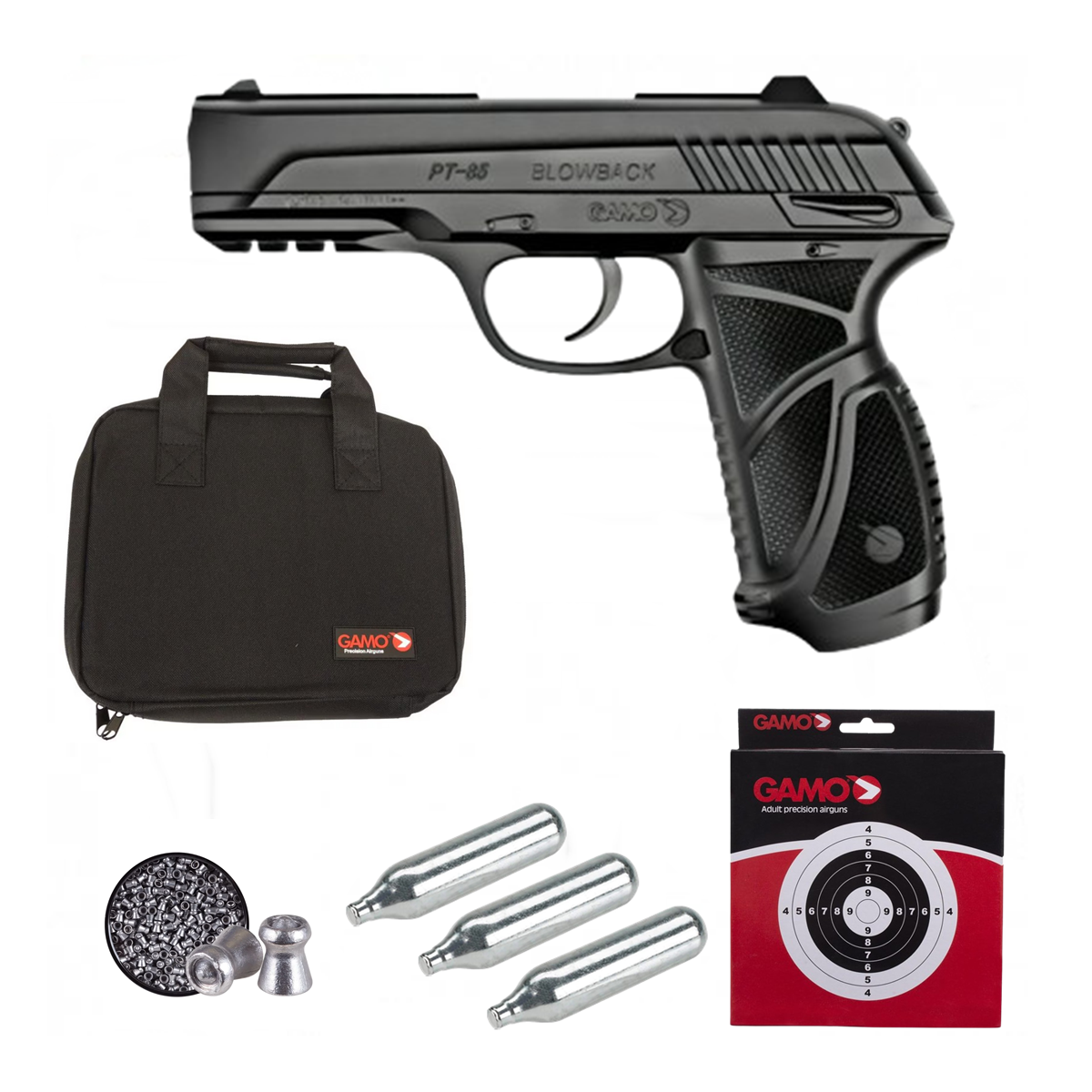 Gamo PT-85 Blowback CO2 Air Pistol Kit | Shop Today. Get it Tomorrow ...