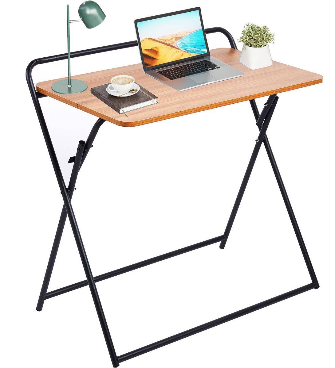 Folding Table Work Study Desk Home Office Desk Dressing Table Bedside ...