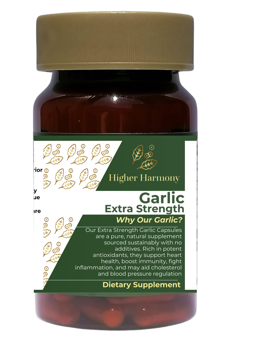 100% Pure Garlic Extra Strength 1000mg 60 Capsules | Shop Today. Get it ...