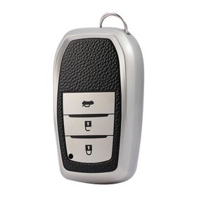 Nexon TPU Leather Key Covers - Toyota Design 3 (3-Button) | Shop Today ...