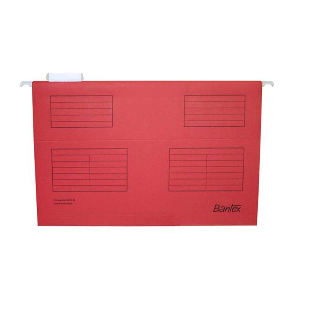 Bantex Red A4 Suspension File x 6 | Shop Today. Get it Tomorrow ...