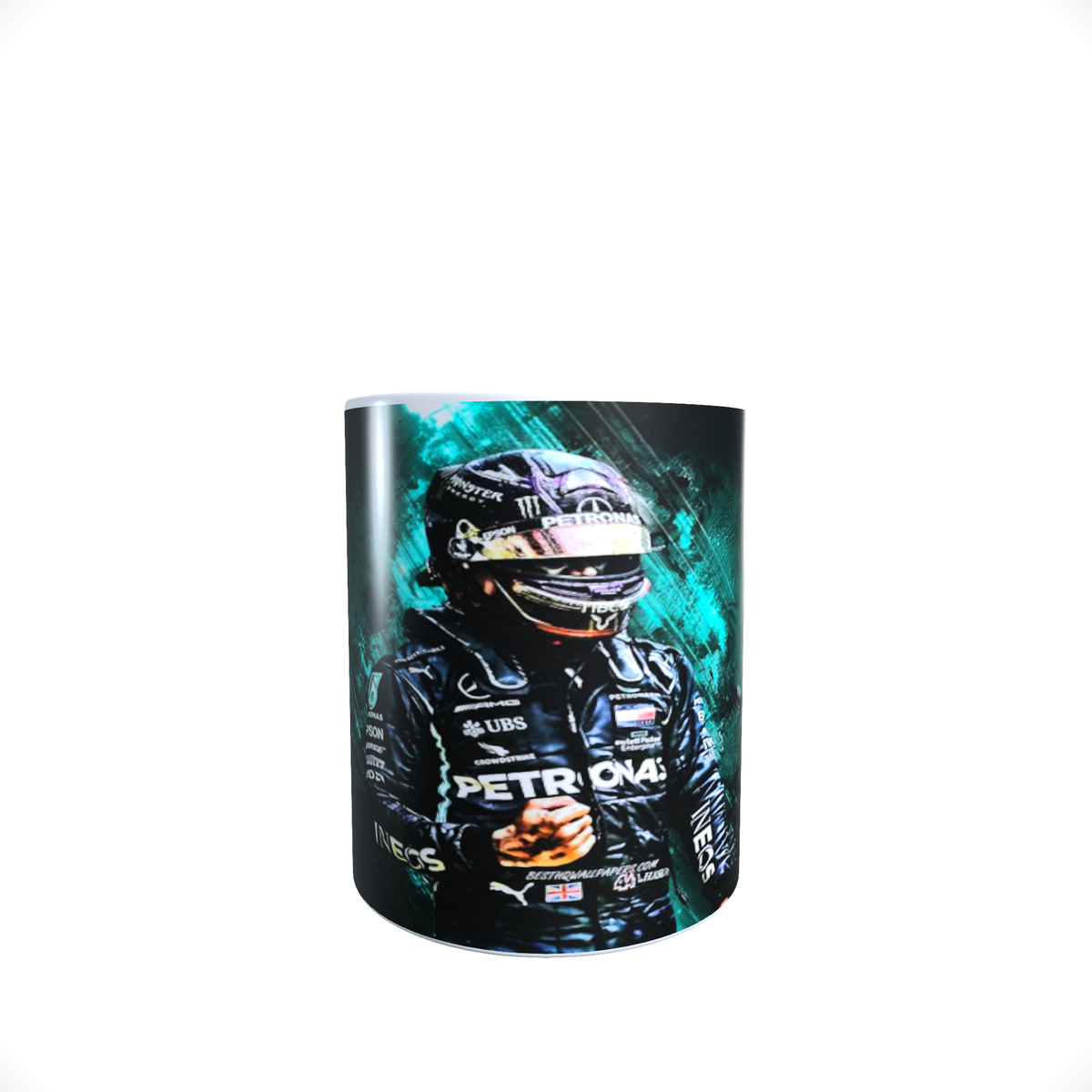 Formula 1 Mercedes AMG - Lewis Hamilton Artwork - Coffee Mug | Shop ...