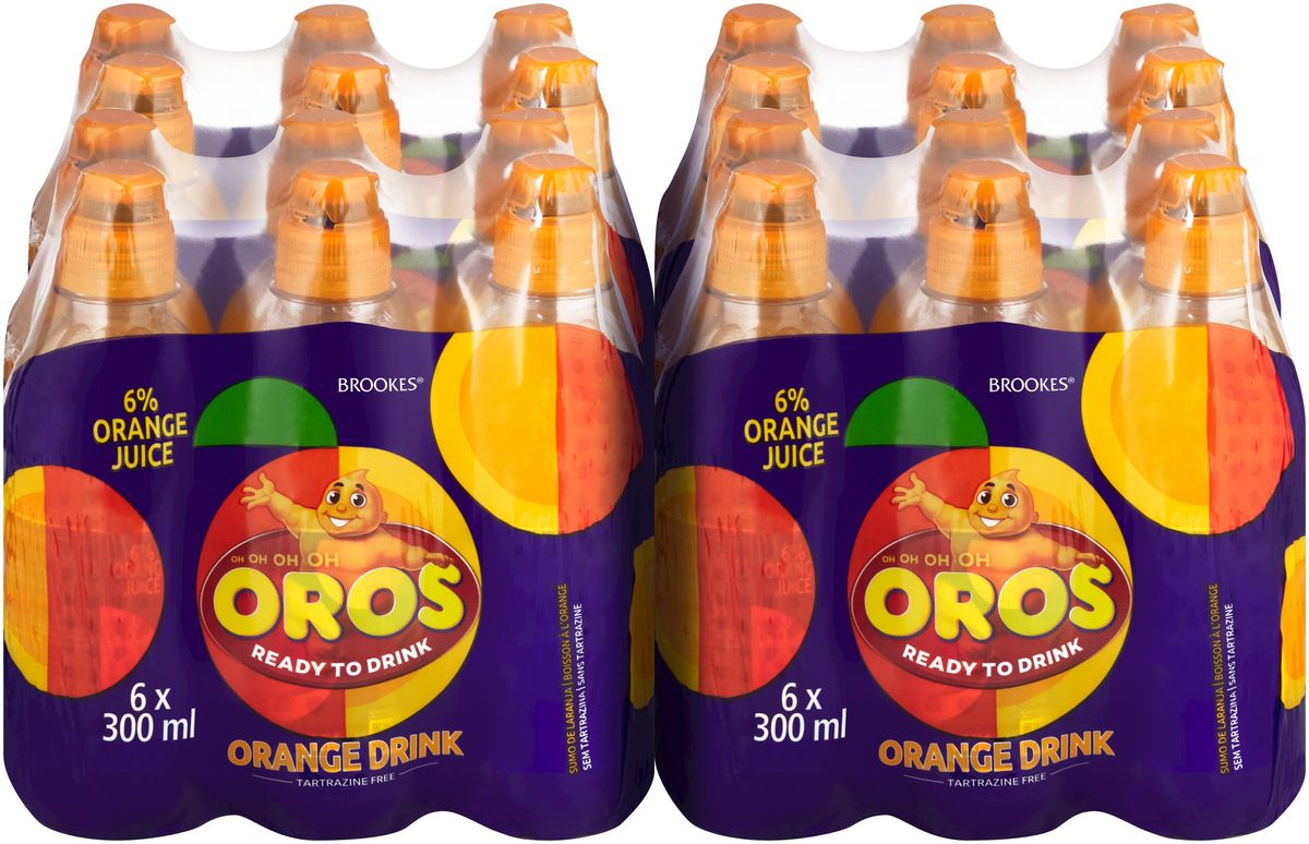 Brookes Oros Ready To Drink Orange 24 x 300ml | Shop Today. Get it ...