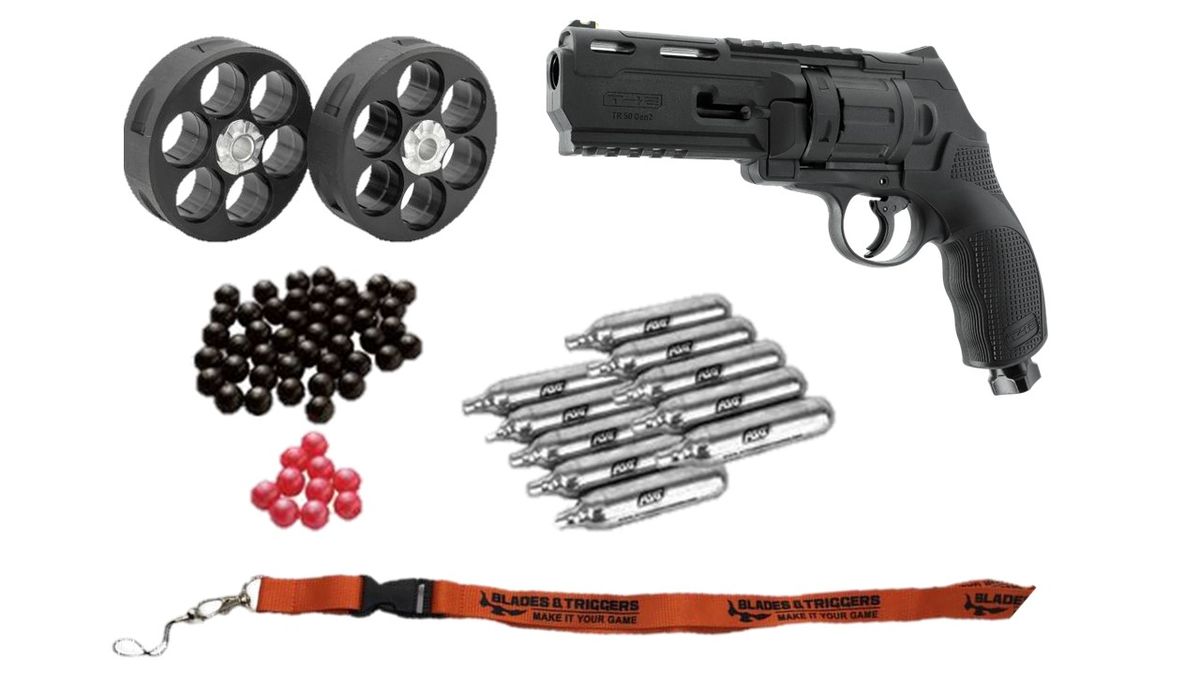 Umarex TR50 Self Defence Revolver 2.4058 HDR50 Gen2 - Deluxe Kit 3 ...