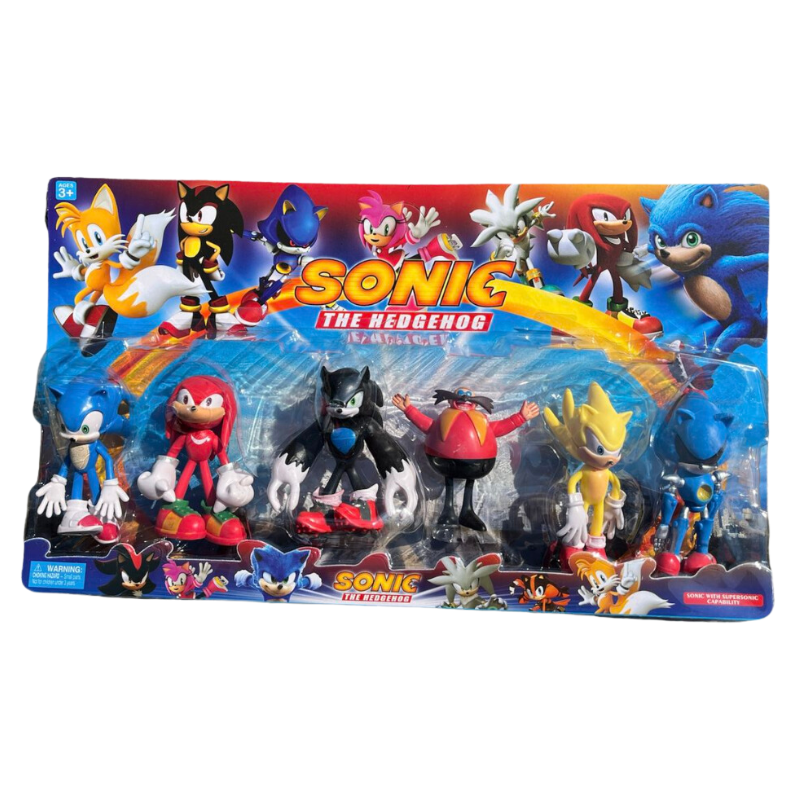 Sonic The Hedgehog Toy Sets - 6 Piece | Shop Today. Get it Tomorrow ...