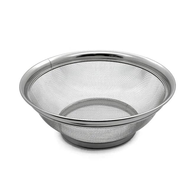Stainless Steel Colander Washing Fruits Vegetable Strainer 22CM | Shop ...