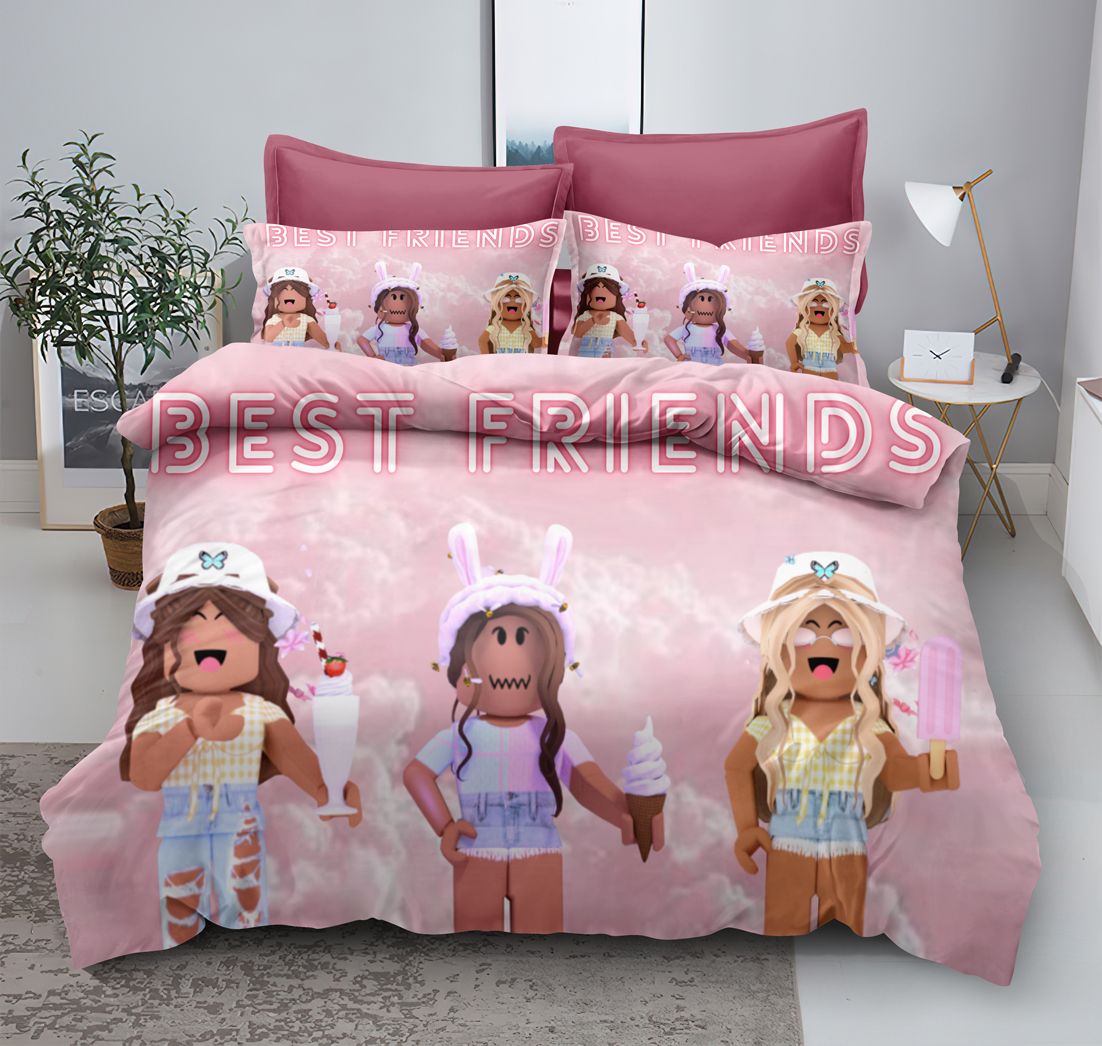 Linen Boutique - Kids Duvet Cover Set-Roblox-BestFriends | Shop Today ...