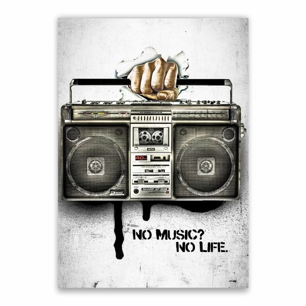 No Music No Life - A1 Poster | Shop Today. Get it Tomorrow! | takealot.com
