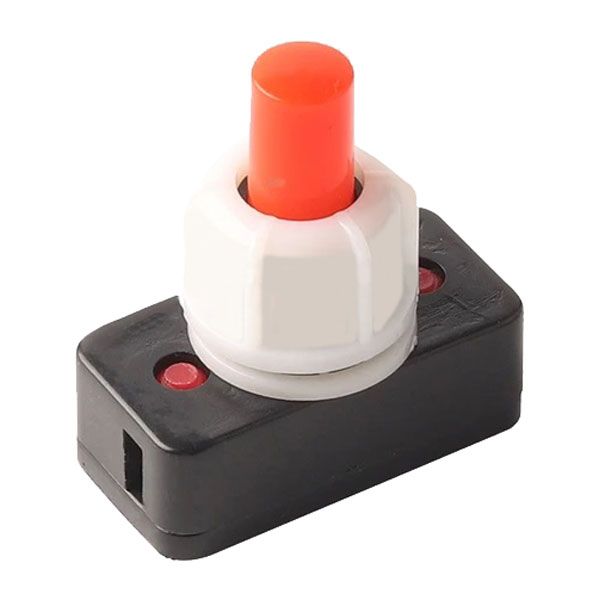 Push Button Switch - 2 Screw Click Design - Black/White/Red | Shop ...