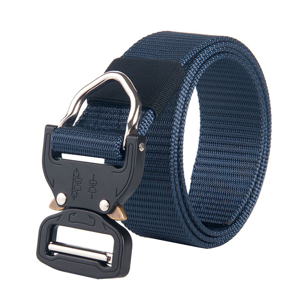Heavy Duty Metal Buckle Military Style Survival Nylon Tactical Belt ...