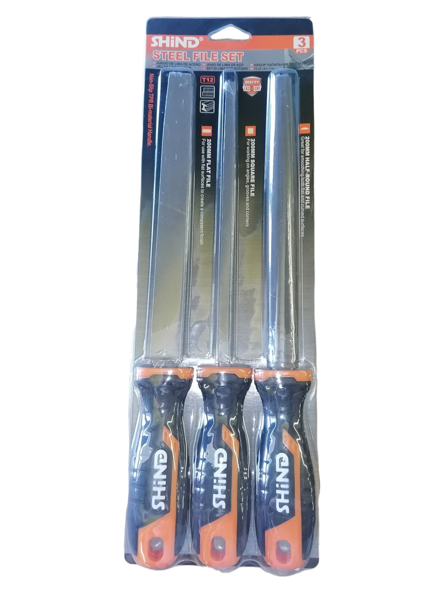 Quality Heavy Duty Steel File Set - 3 Piece | Shop Today. Get it ...
