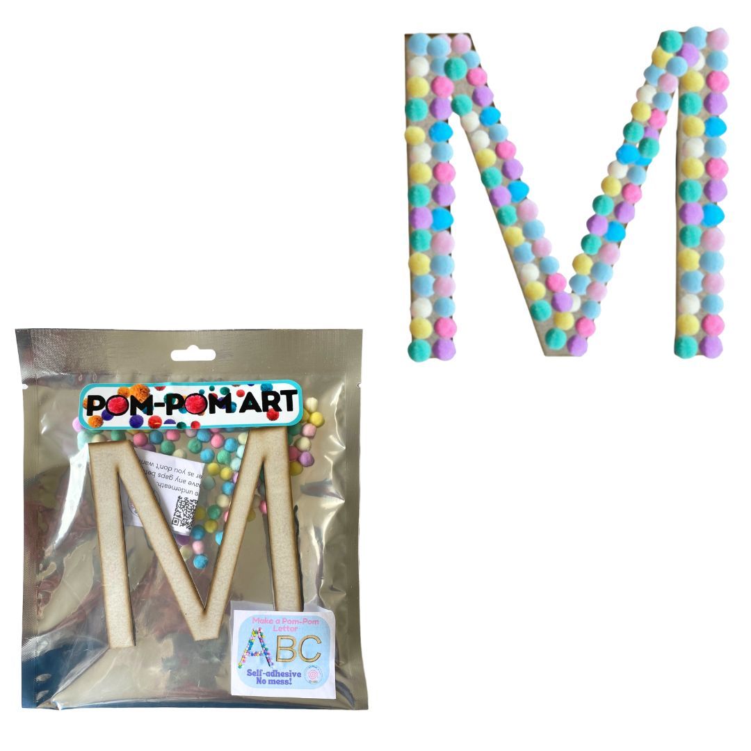 Alphabet Pom Pom Art - Letter M | Shop Today. Get it Tomorrow ...
