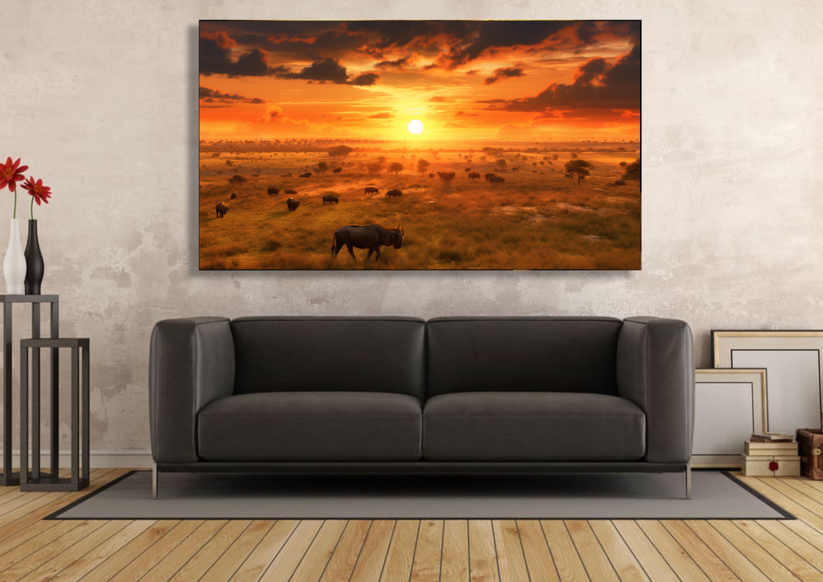 Canvas Wall Art - Savannah Symphony Abstract - IM0244 | Shop Today. Get ...