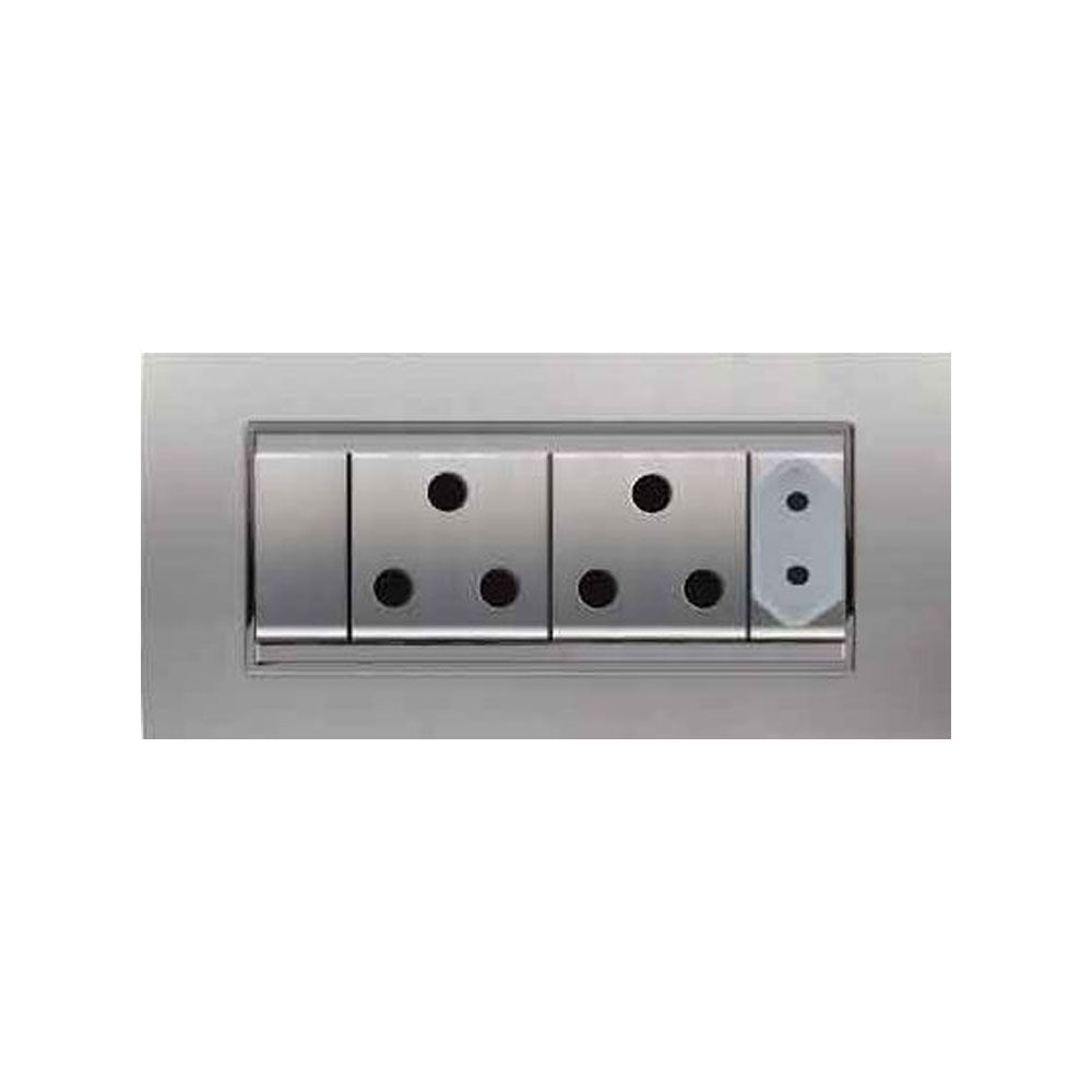 Gewiss - 16A SA Switched Socket Outlet + N-Type Socket Chorus One ...