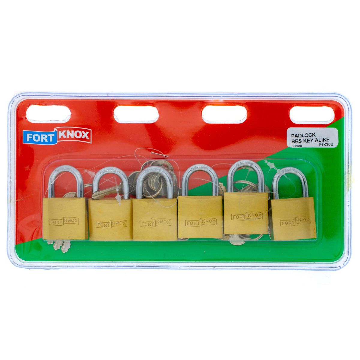 FORT KNOX Padlocks Brass Keyed Alike 30mm Q:6 P1K20U | Shop Today. Get ...