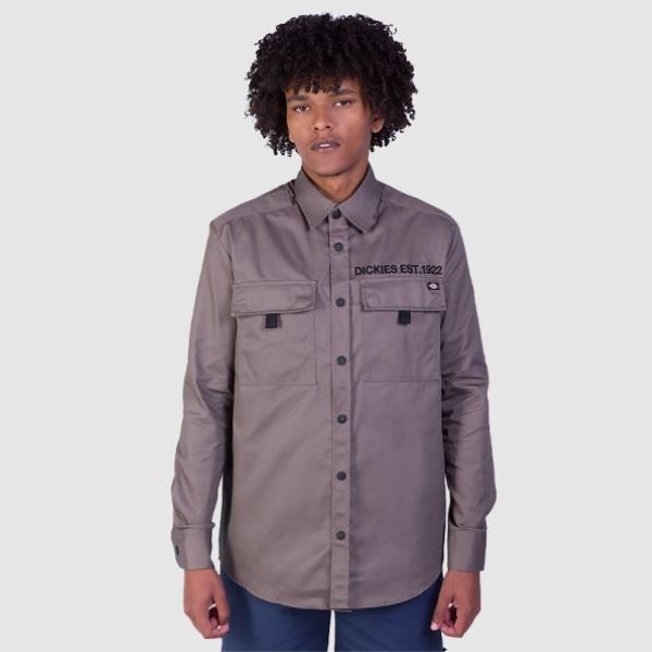 Dickies - Arizona Utility LS Shirt - Taupe | Shop Today. Get it ...