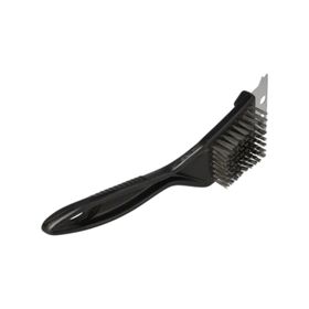 Black Stainless Steel Braai Brush with Wire Bristles 20.5cm | Shop ...