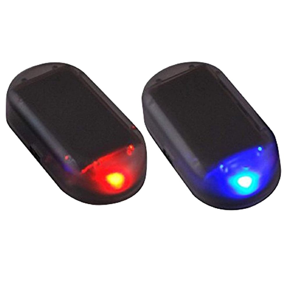 Automative Anti Theft Car Alarm LED Lights Imitation Warning Set of 2 ...