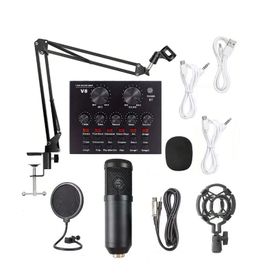 M800 - Professional Condenser Microphone Kit With V8 Sound Card - Black ...
