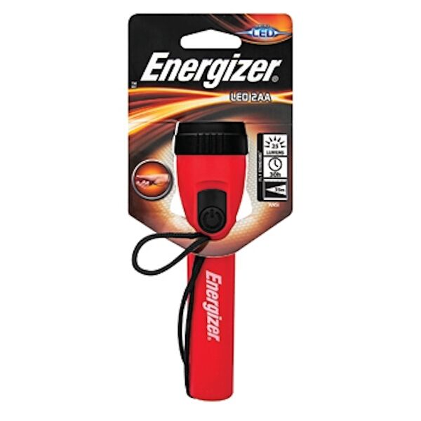 Energizer - Torch - Red - Small - 2 x AA - 25 Lumens - 3 Pack | Buy ...