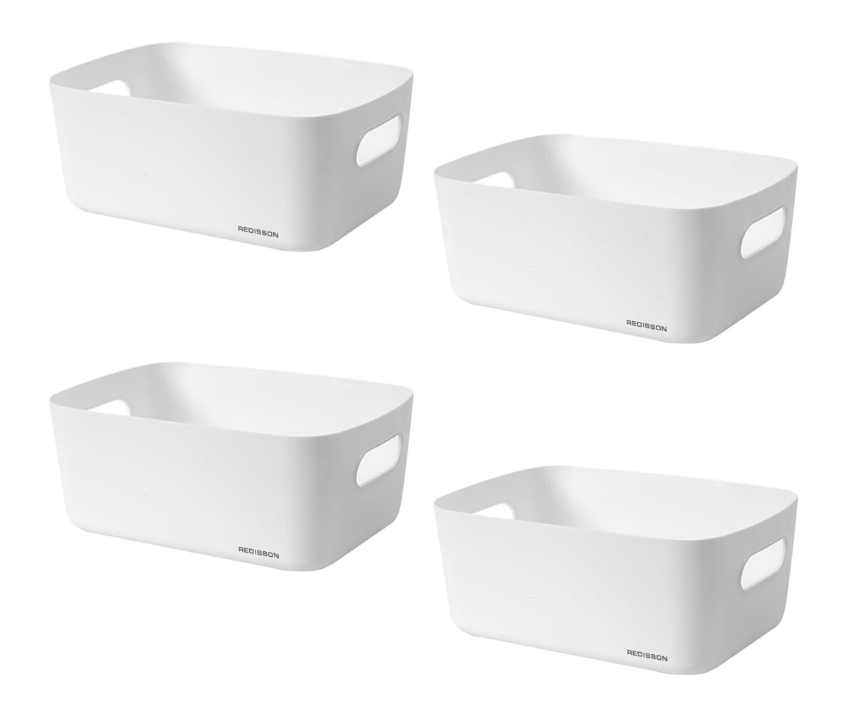 Home Desktop Organizer Storage Box 4-Piece Set - Plastic | Shop Today ...