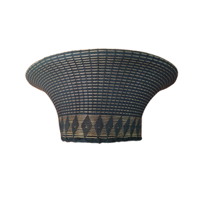 African Large Black and Gold Zulu Bucket Hat - Isicholo | Shop Today ...