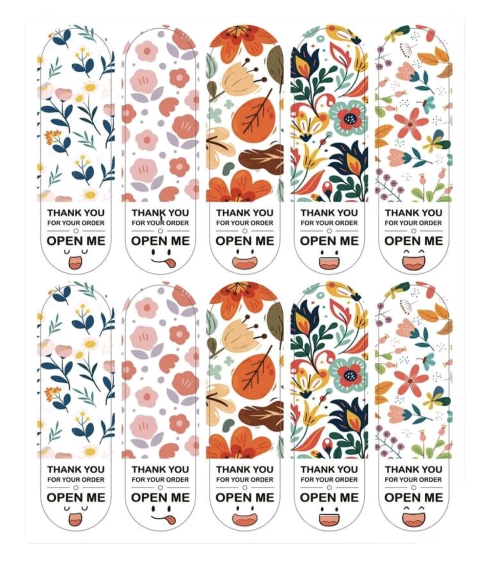 Sticker - Thank You for Your Order, Open Me - 100 pcs | Shop Today. Get ...