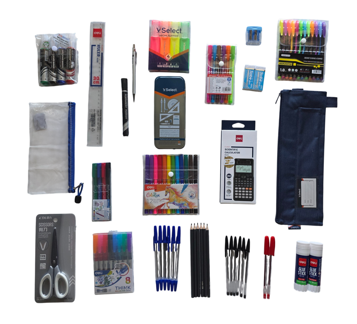 40-Piece School Stationery Set - Neutral Colors | Shop Today. Get it ...