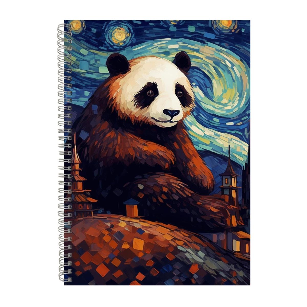 GIANT PANDA Starry Night Notebook Gift Idea A4 NotePad 114 | Shop Today ...