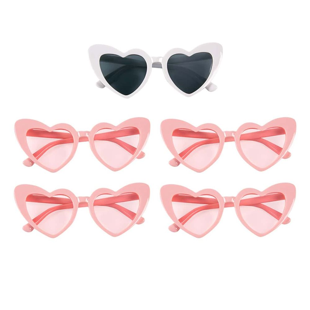 Heart Shaped Sunglasses - Pack of 5 | Shop Today. Get it Tomorrow ...