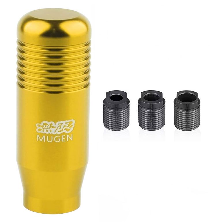 Universal Aluminum Drift Style Mugen Design Gear Shift Knob - Gold ...