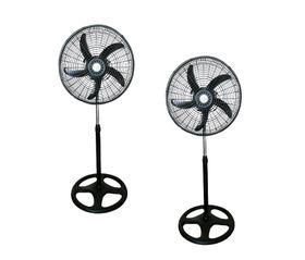 18" Pedestal Fan Adjustable Standing Fan for Home & Office - Set of 2 ...