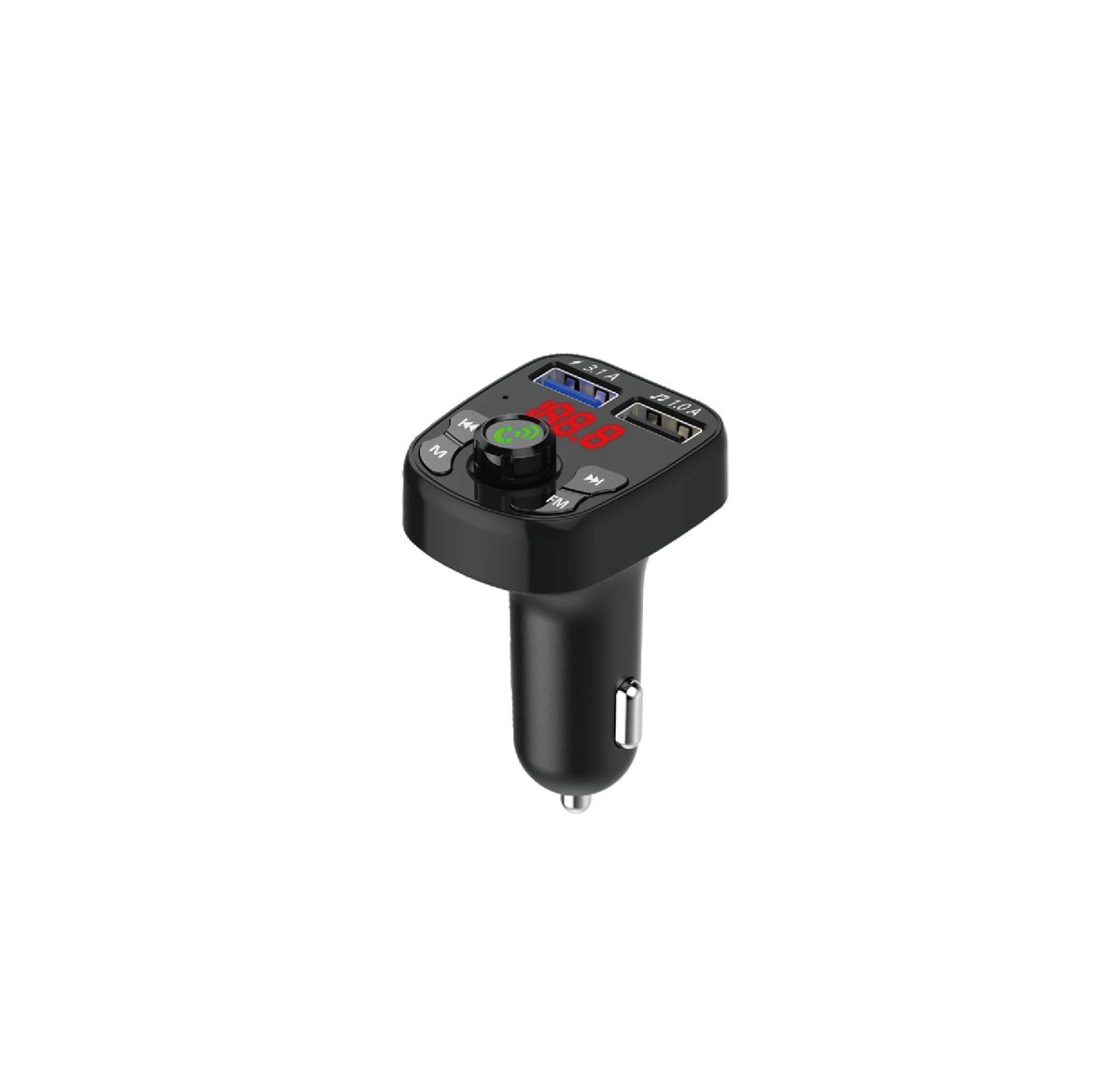 BT Fm - Modulator - Als-A56 - Car Charger - Black | Shop Today. Get it ...
