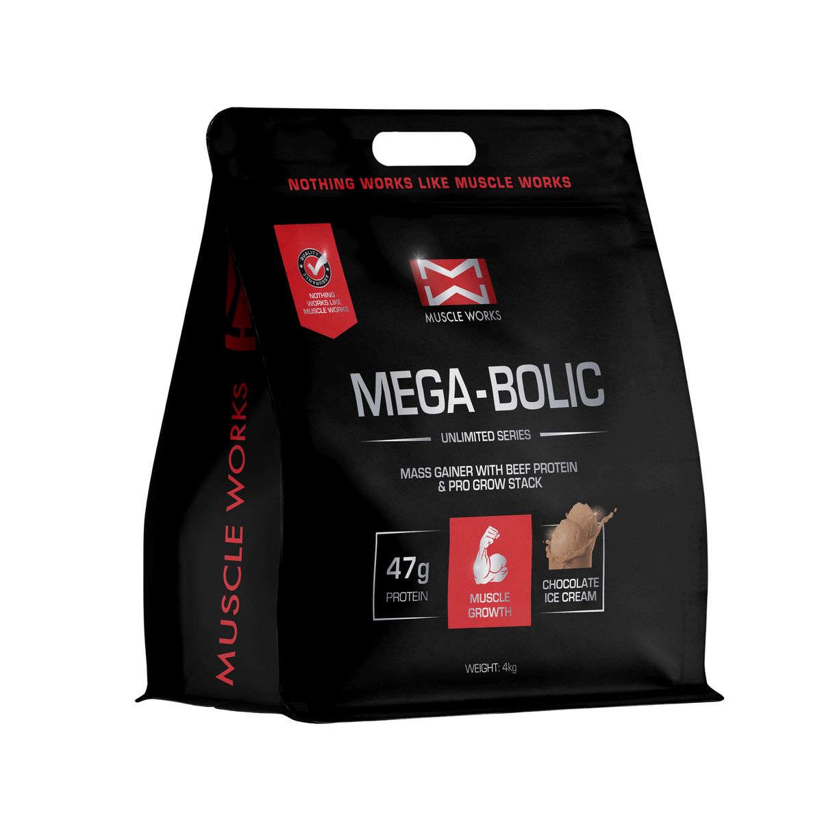 Muscle Works Mega-Bolic Protein 4kg Chocolate Ice Cream | Shop Today ...