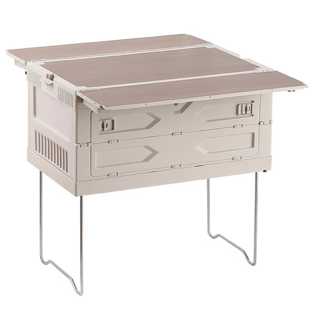 65L Storage Box Multifunctional Folding Camping Box Camping Organizer ...