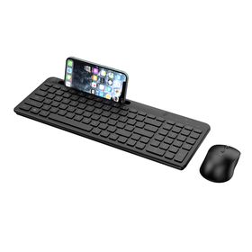 Novaro Bluetooth & 2.4G Rechargeable Wireless Keyboard & Mouse Combo ...