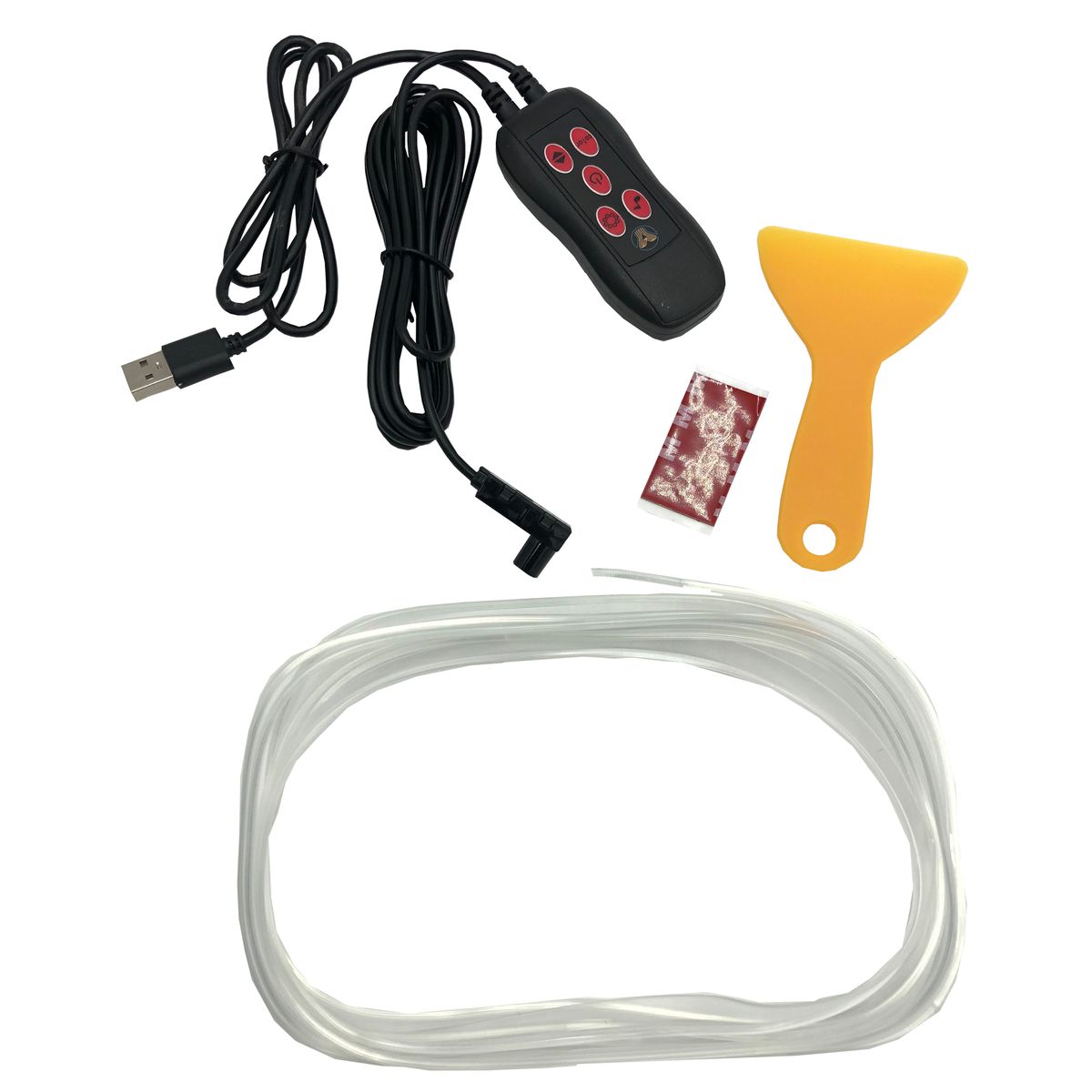 3m Car Atmosphere Interior Cold Lighting 7 Colour Mode Strip Light ...