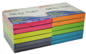Neon Sticky Notes 75mmx75mm Pack of 12 | Shop Today. Get it Tomorrow ...